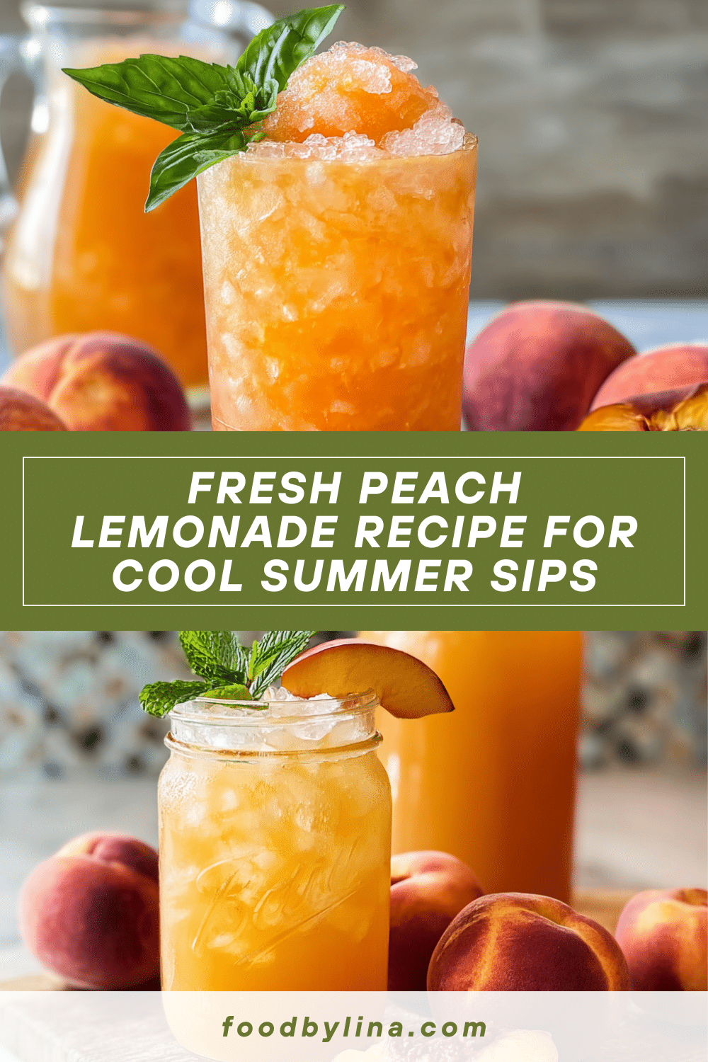 Refreshing Peach Lemonade: A Vibrant, Cooling Summer Drink