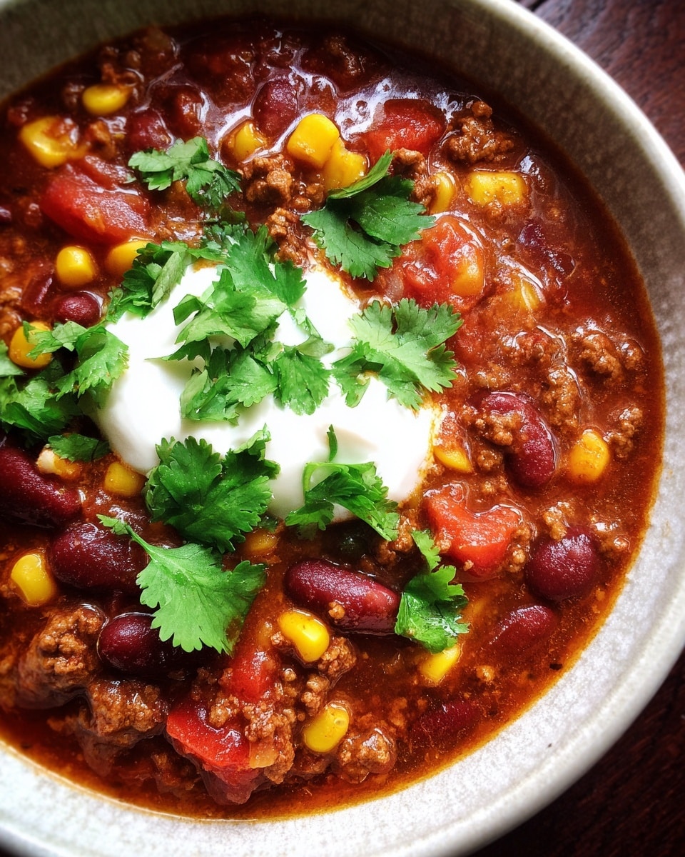 Savory Ground Beef and Bean Chili - Easy, Hearty Family Favorite