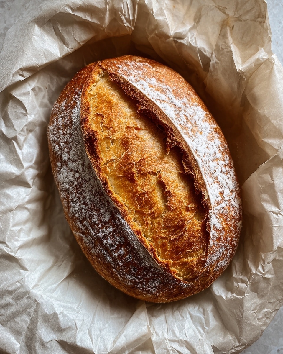 Easiest Ever No-Knead Sourdough Bread: Simple & Crusty