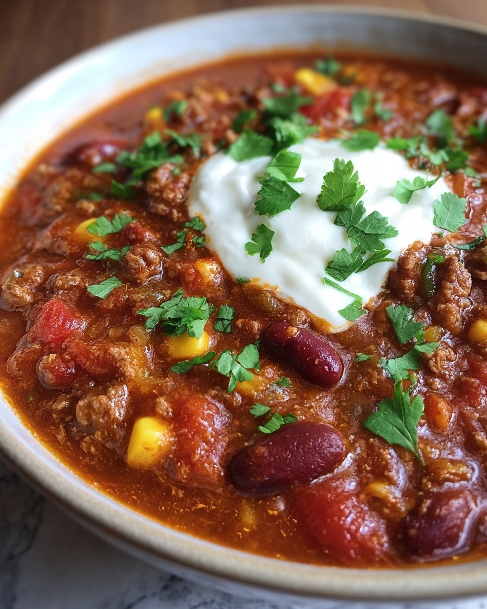 Savory Ground Beef and Bean Chili - Easy, Hearty Family Favorite